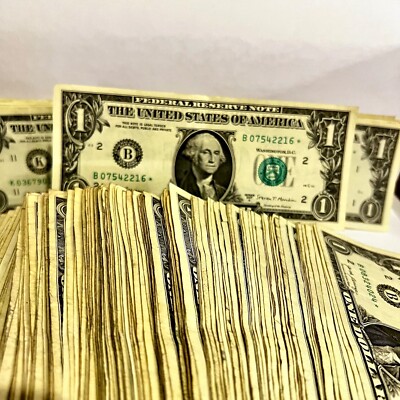 $1 Dollar Bill Star Note Random Year & Condition US Paper Currency | eBay