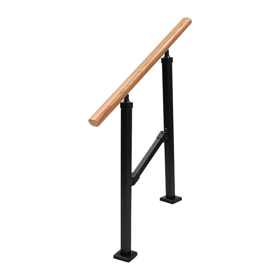 Carbon Steel Handrail for Outdoor, 92*18*8cm, 2-Step Staircase Handrail ...