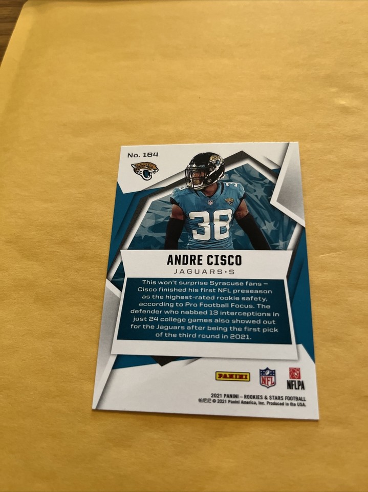 2021 Rookies & Stars Andre Cisco Jacksonville Jaguars Rookie Free ...
