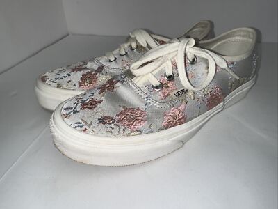 Vans Unisex Floral Brocade Lace Up Sneakers M6 W7.5 | eBay