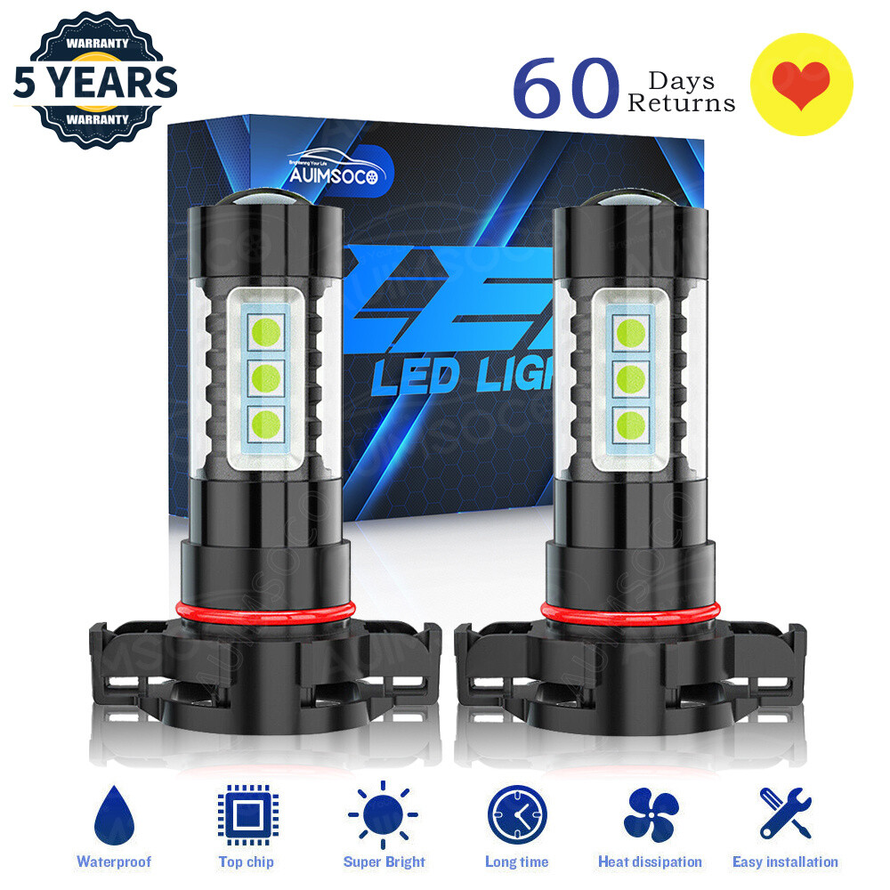 For Dodge Journey 2010-2018 Jeep Cherokee 2014-2017 5202 LED Fog Light ...