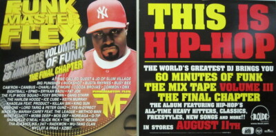 Funkmaster Flex 1998 Volume 3 promotional poster/flat Flawless New Old ...