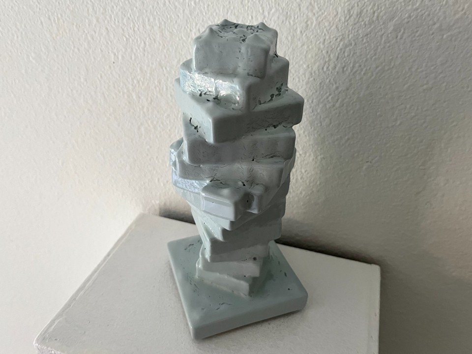 One Abstract Sculpture Constructivism Cubism Modern Art Influenced OOAK ...