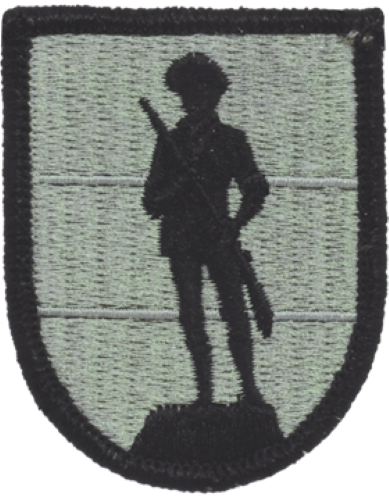 US ARMY NATIONAL GUARD SCHOOL ACU PATCH WITH HOOK 238TH REGIMENT TASS ...