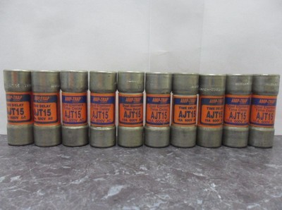 Nice Lot Shawmut AJT15 Amp Fuses Bussmann LPJ 15SP Class J 600 Volts | eBay