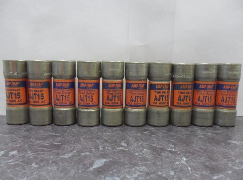Nice Lot Shawmut AJT15 Amp Fuses LPJ 15SP Class J 600 Volts | eBay