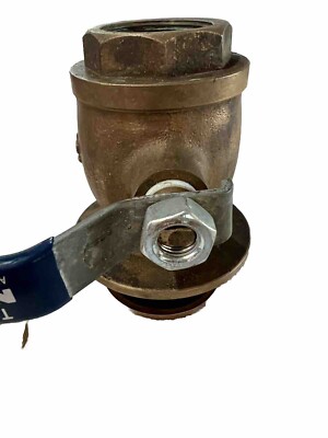 Thru Hull Seacock Valve, 1 1/2” Bronze With Flange | eBay