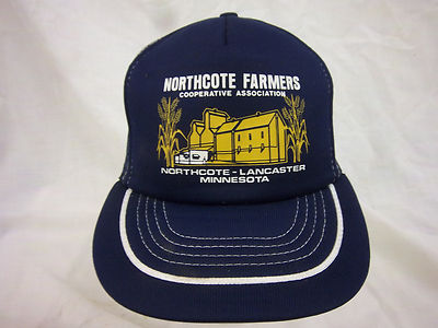 trucker hat baseball cap NORTHCOTE FARMERS retro snapback cool mesh 1980 rare | eBay