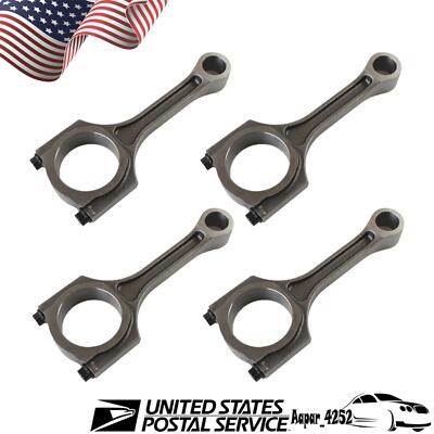 4PCS Connecting Rod For Kia Sportage Sorento Sonata Tucson 2.4L G4KC ...