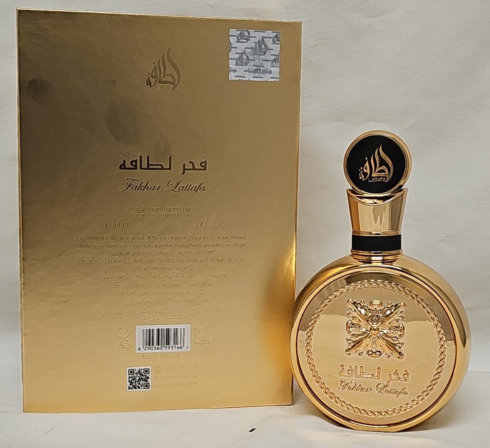 Lattafa Fakhar Gold Extrait 100ml 3.4 oz Eau De Parfum Spray Unisex ...