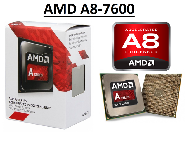 AMD A8-7600 3.10ghz Socket Fm2 Quad Core CPU With Radeon R7 Graphics ...