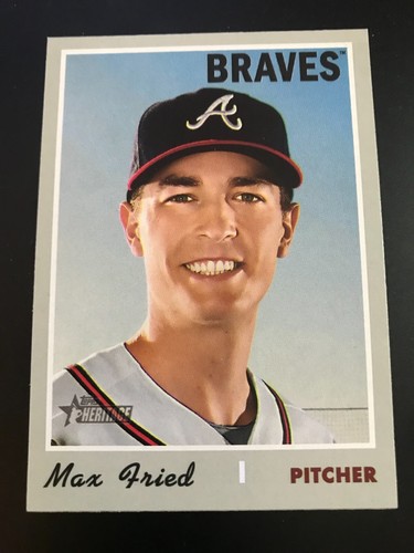 2019 Topps Heritage Max Fried #577 Braves Baseball Card | eBay