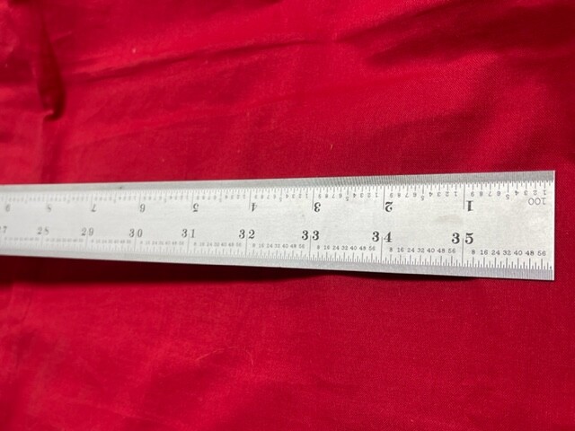 Starrett C607R-36 Spring-Tempered Steel Rules with Inch Graduations | eBay