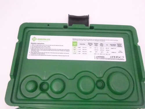 Greenlee 7235BB Slug Buster Punch Set for sale online | eBay