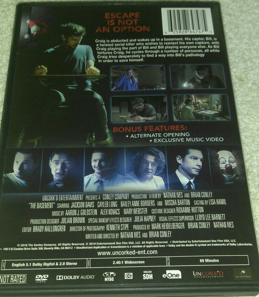 The Basement DVD horror Halloween | eBay