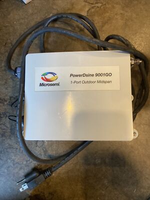 Microsemi PowerDsine 9001GO 1-Port Outdoor Midspan PD-9001GO/AC -NA | eBay