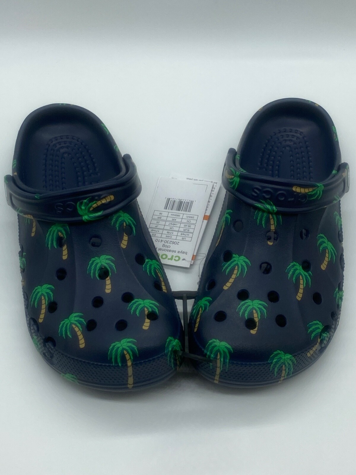 Crocs - W9 - NEW Very Pretty Baya Seasonal Printed Clog - Navy/Palm ...