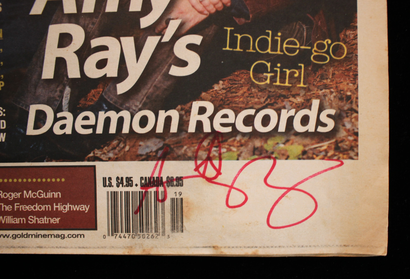 Autographed Hand Signed Indigo Girls " Goldmine " Magazine - May 13 ...