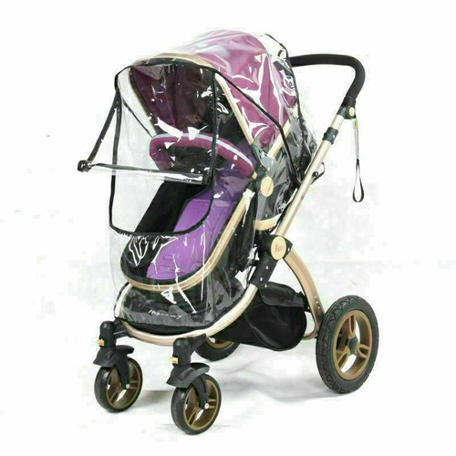 Universal Pushchair Buggy Rain Cover Baby Transparent Stroller Pram ...