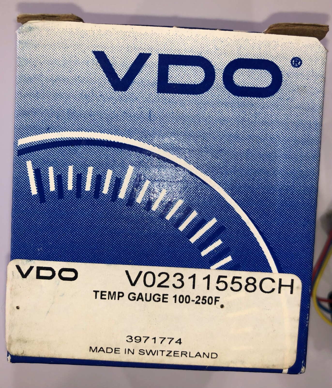 VDO Marine Temperature Gauge #V02311558CH | eBay