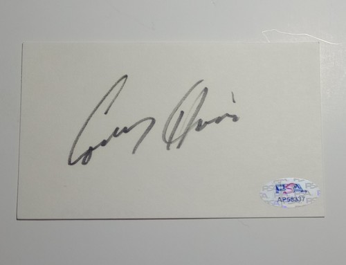 1 Corey Haim And 1 Corey Feldman Signed Index Cards (Both PSA) Rare To ...