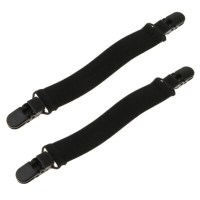 Adjustable Boot Straps Leg Stirrups Elastic Pant Clips for Women Men ...