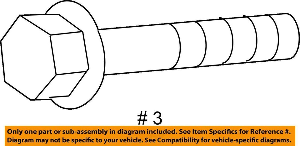 GM OEM 18-05 Acadia Rear Suspension Shocks Components-Shock Lower Bolt ...