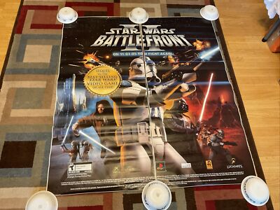 Star Wars Battlefront Brand New Vinyl Movie Poster 51” Tall X 45” Wide ...