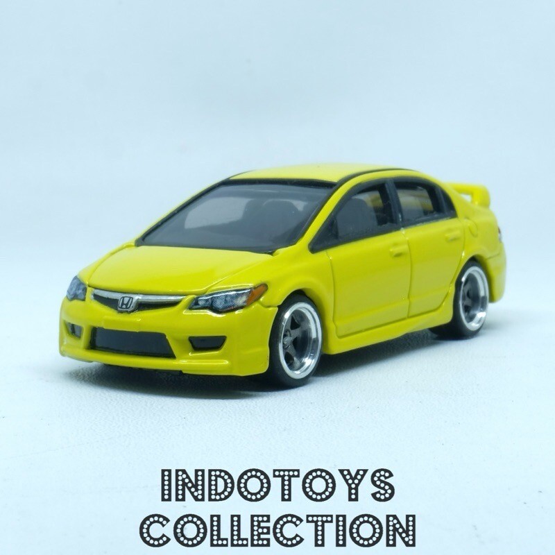 Tomica Custom トミカカスタム ~ Honda Civic シビック Type R FD2 Yellow Lemon Diecast 1/64 | eBay