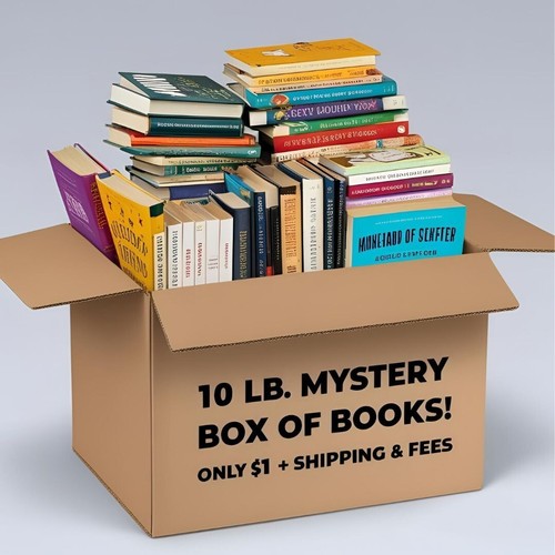 Mystery Box of 10 Pounds of Books! - All Good+ - Randomly Selected $1 ...