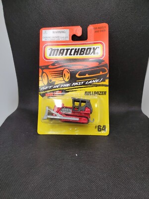 Matchbox 1997 Bulldozer #64 Red 1:64 | eBay