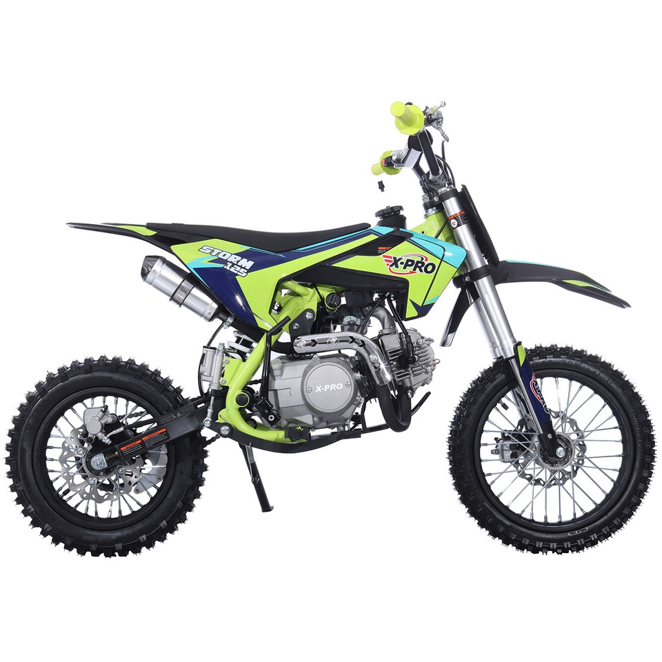 X-PRO Storm 125cc Dirt Bike with 4-Speed Manual Transmission Zongshen ...