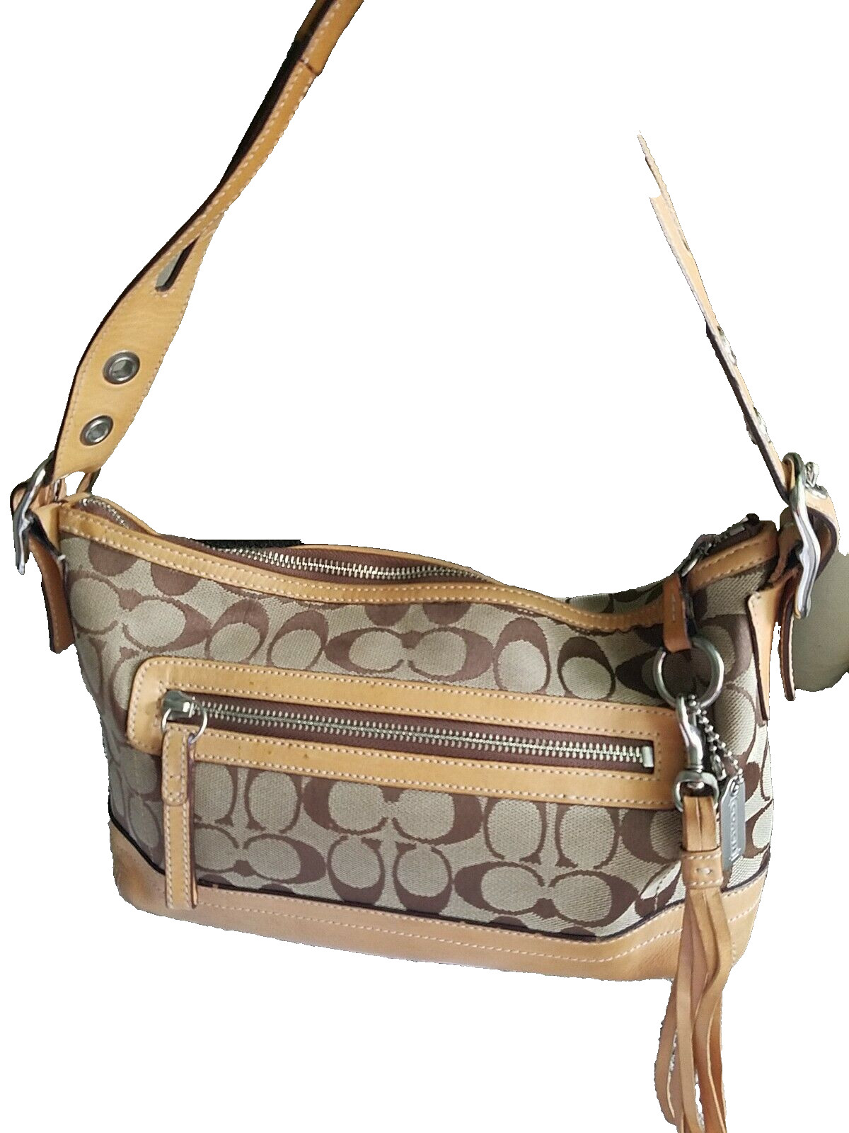 COACH SIGNATURE EAST WEST DUFFLE 9363 BAG HANDBAG SHO… - Gem