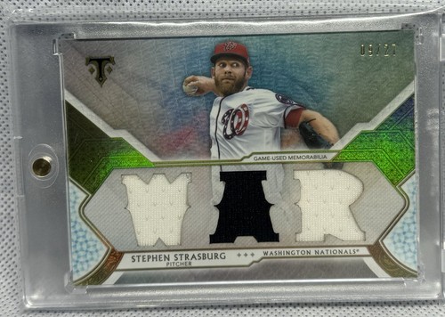 2018 Topps Triple Threads Relics Stephen Strasburg /27 TTR-SS5 ...
