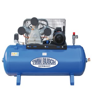 Twin Busch ® Druckluftkompressor liegend 270 L - Kompressor - TWK-270L ...
