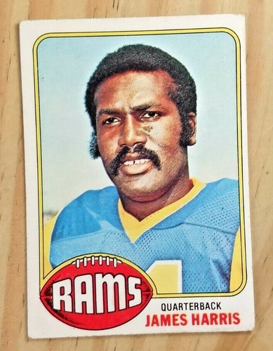 1976 TOPPS JAMES HARRIS 2ND YEAR CARD#18 LOS ANGELES RAMS GRAMBLING ...