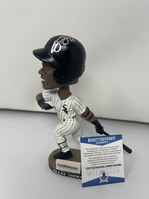 Frank Thomas Signed Chicago White Sox BIG HURT Bobblehead Beckett COA ...