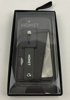 Monet Phone Grip Wallet Kickstand Anti- Credit Card Theft LEATHER new ...