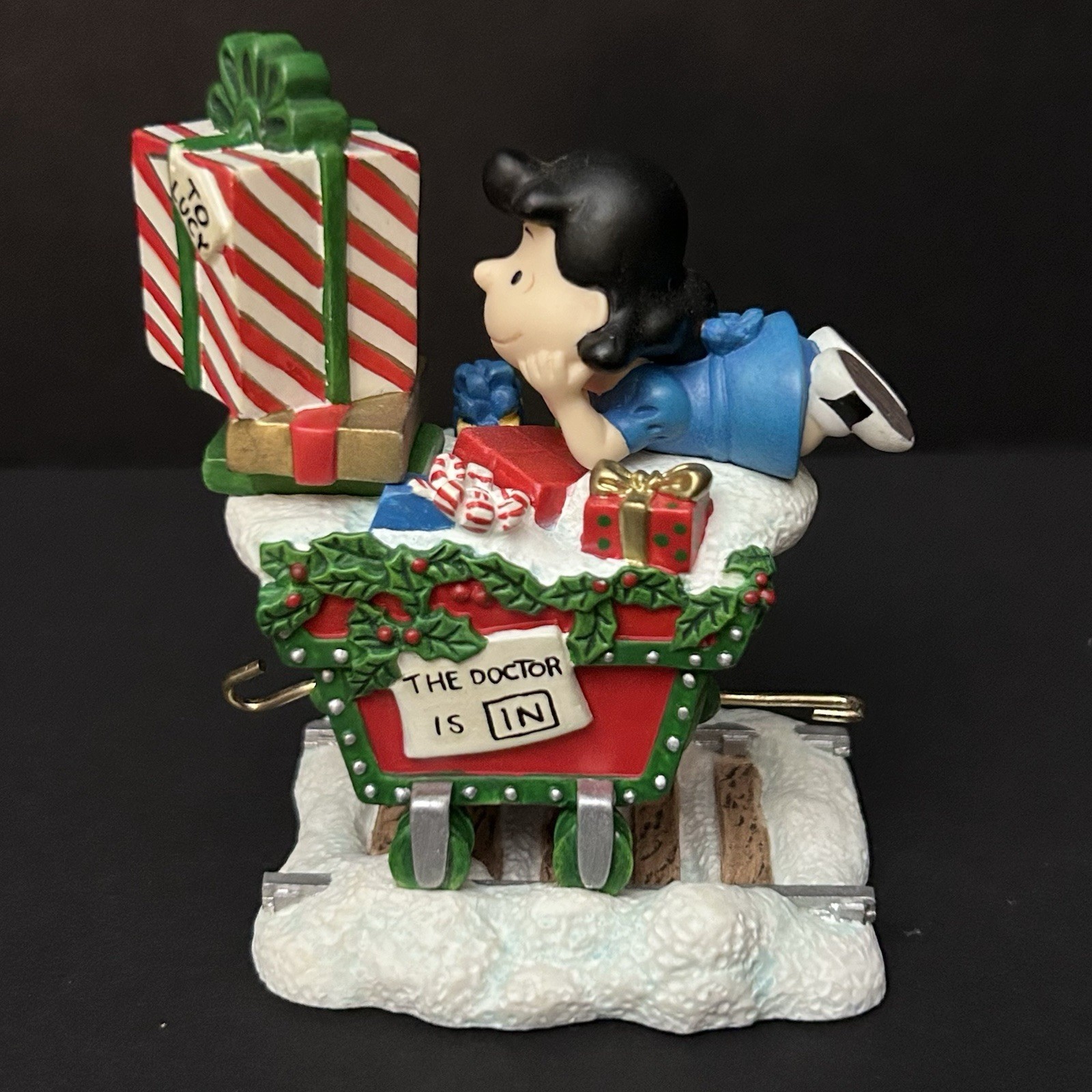 The Danbury Mint Peanuts Christmas Train Set Charlie Brown Snoopy | eBay