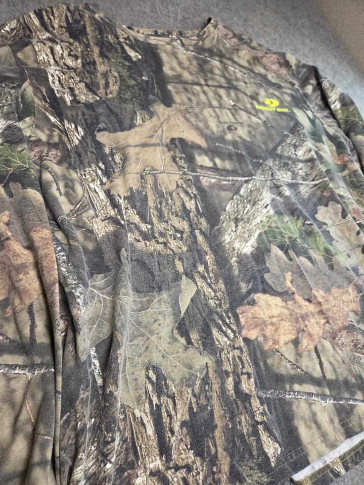 MOSSY OAK Break-Up Country Long Sleeve Shirt Camo Mens 2XL Hunting ...