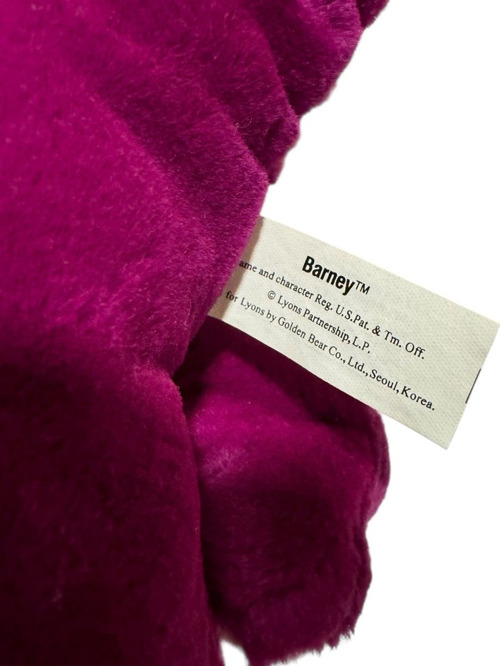 2001 Special Edition Chicago Cubs 8" Barney Plush Fox Sports Net Promo ...