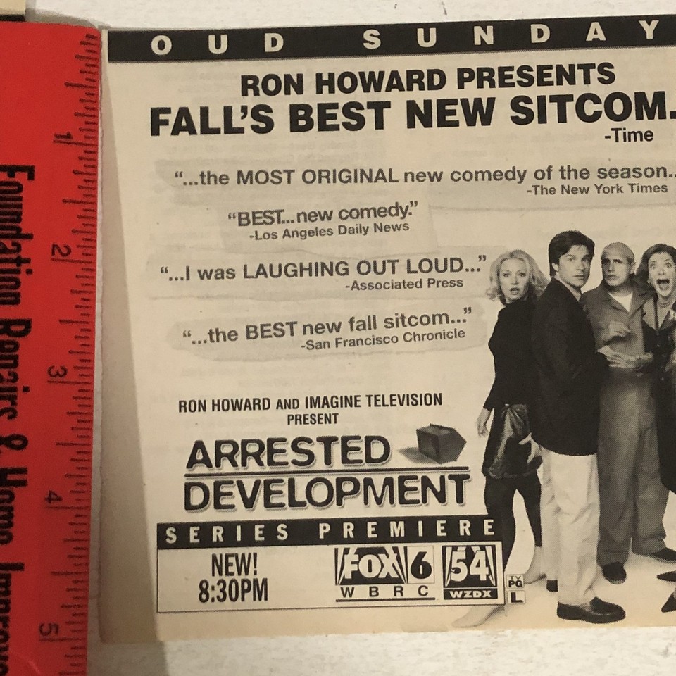 Arrested Development Jason Bateman Tv Series Vintage Print Ad Ron ...