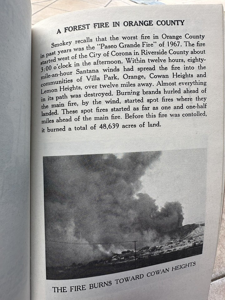 Anaheim California Fire Department Junior Fire Manual 1953, 1967 | eBay