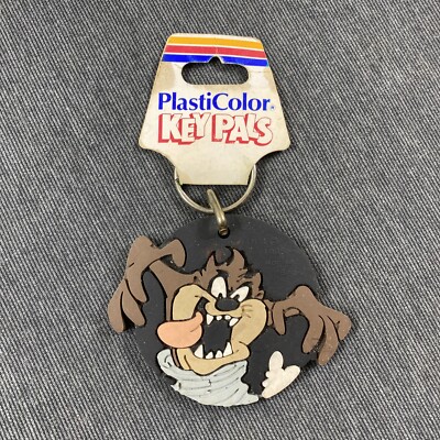 Tasmanian Devil Taz Keychain Looney Tunes PlastiColor Key Pals Chain ...