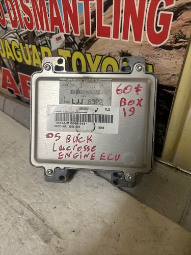 12598322 Engine Computer Module ECM ECU Buick Lacrosse 2005 OEM Box#19 ...
