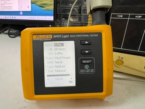 🔥1PCS BIOMEDICAL SPOt Light spo2 Functional Tester Comes with original ...