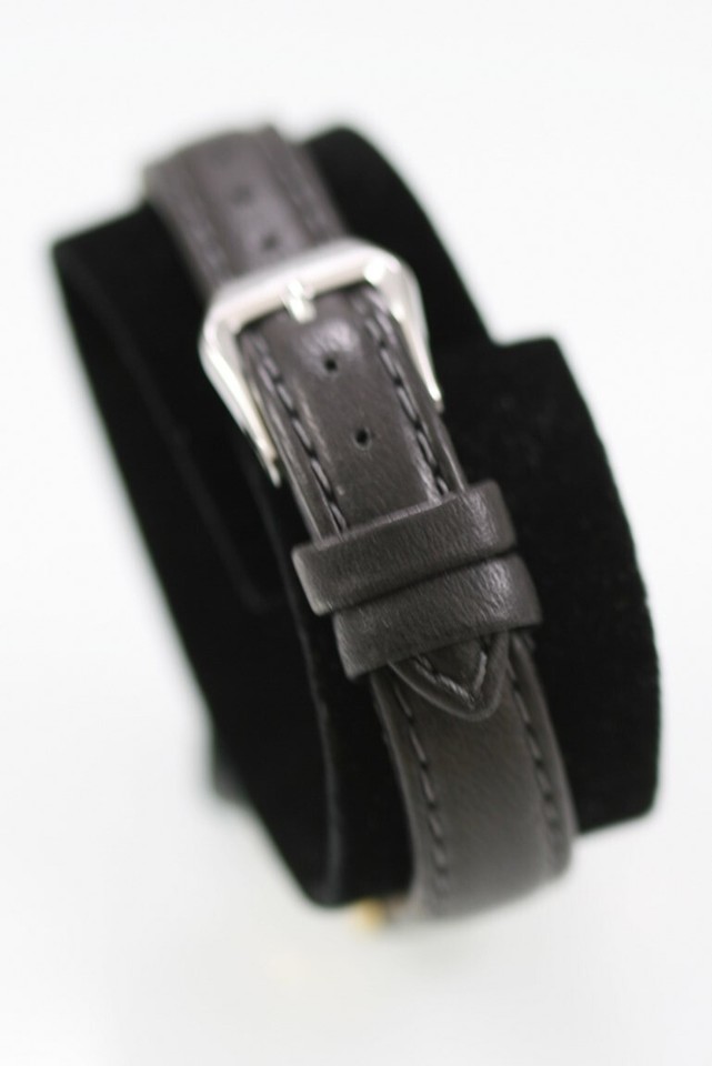 LA Express Women Watch Gold Stainless St Black Leather Battery Moon ...