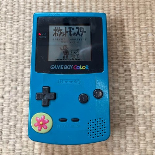 Nintendo Game Boy Color Blue Console Operation Confirmed Battery Pack ...