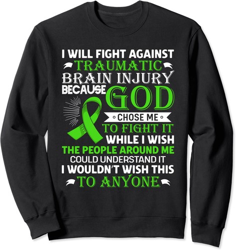 Traumatic Brain Injury Awareness Tbi Warrior Unisex Crewneck Sweatshirt ...