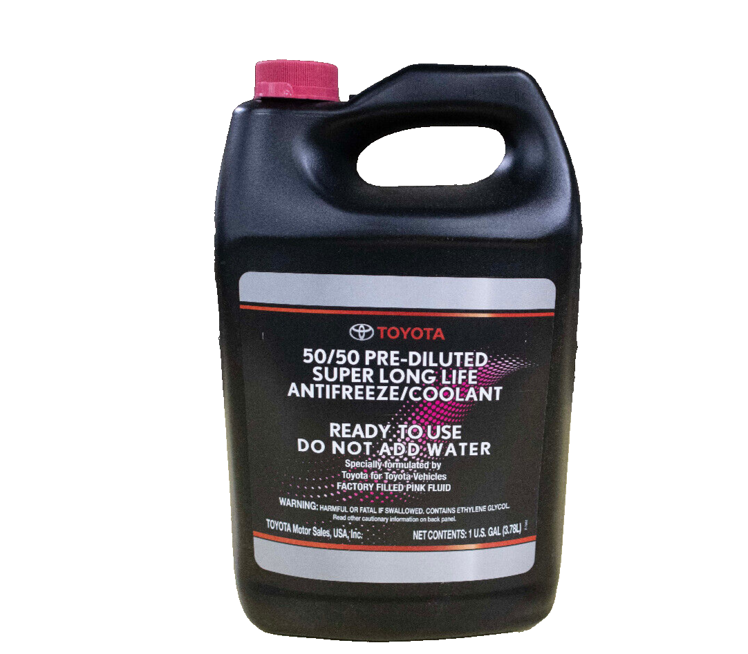 OEM Toyota Lexus Super Long Life Pink Antifreeze Coolant 50/50 ...